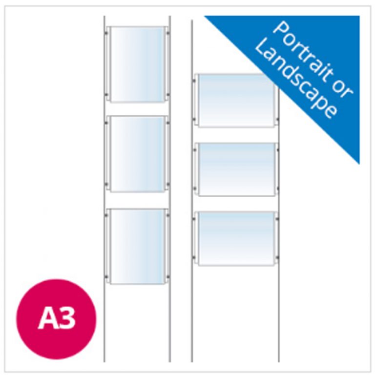 3 x A3 Showcard Kit - Signs Display Shop