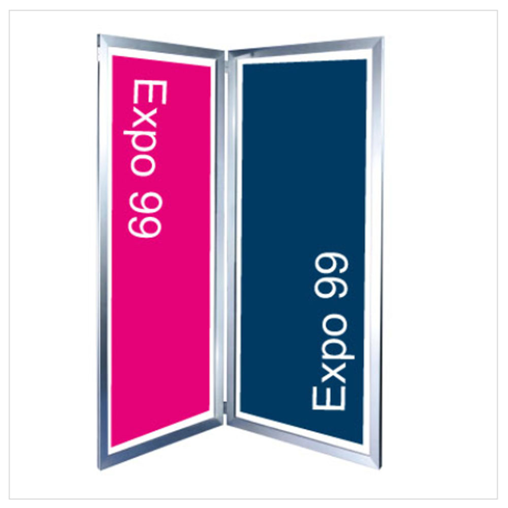 Double Flexi-Frame with 2 Printed Panels - Signs Display Shop