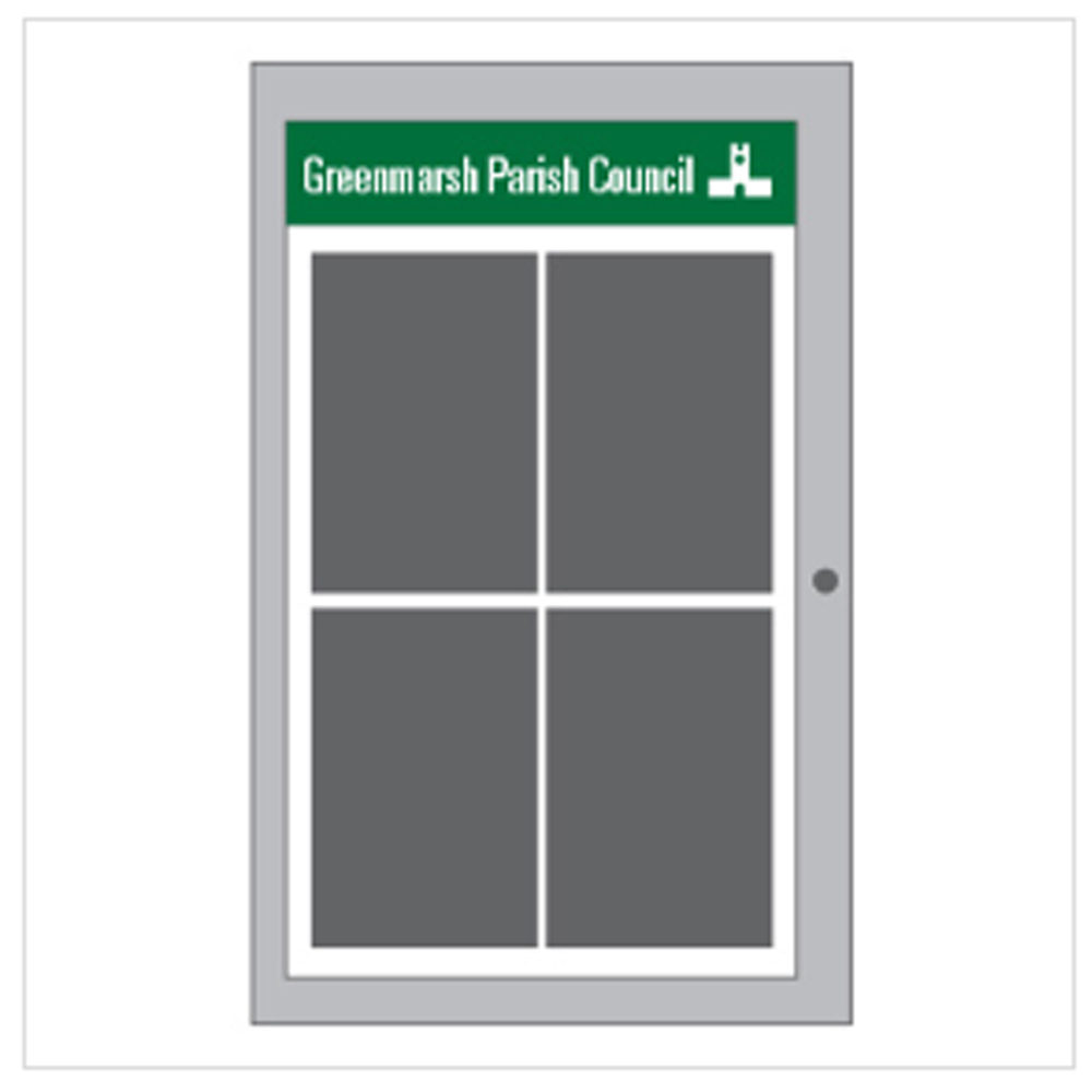 4x A4 Slimlok Menu Case (Horizontal) - Signs Display Shop