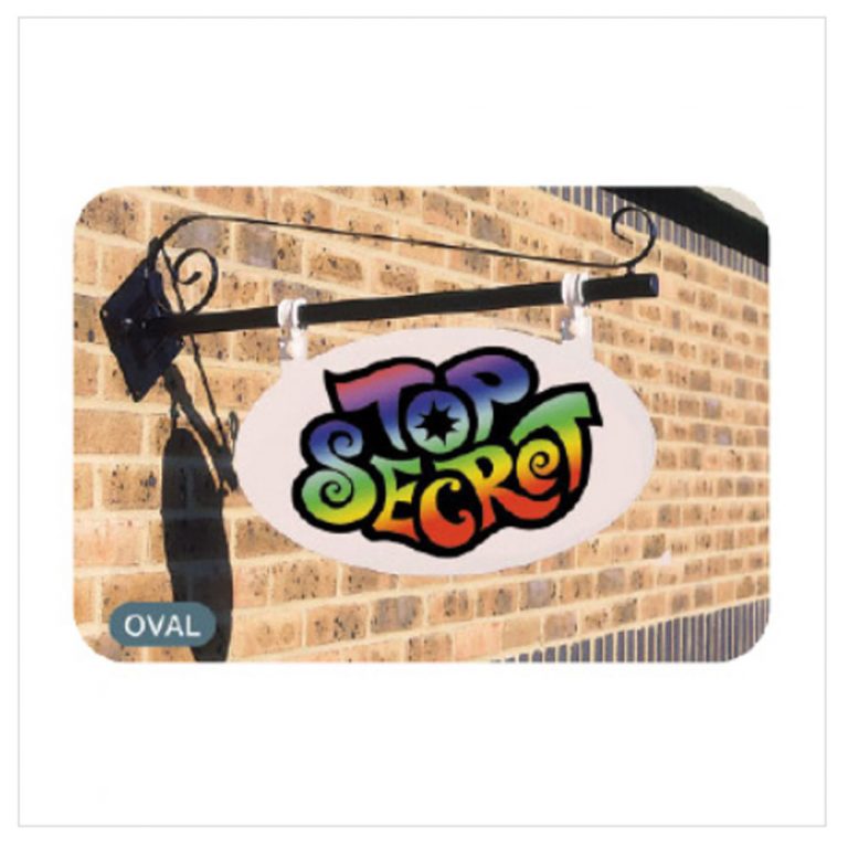 Oval Hang Sign - Signs Display Shop