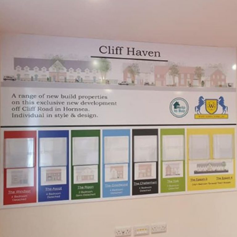 Show Home Display Board - Signs Display Shop