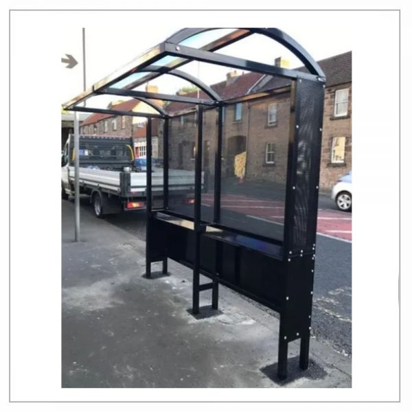 Basic Anti-Vandal Bus Shelter (Plus Options) - Signs Display Shop