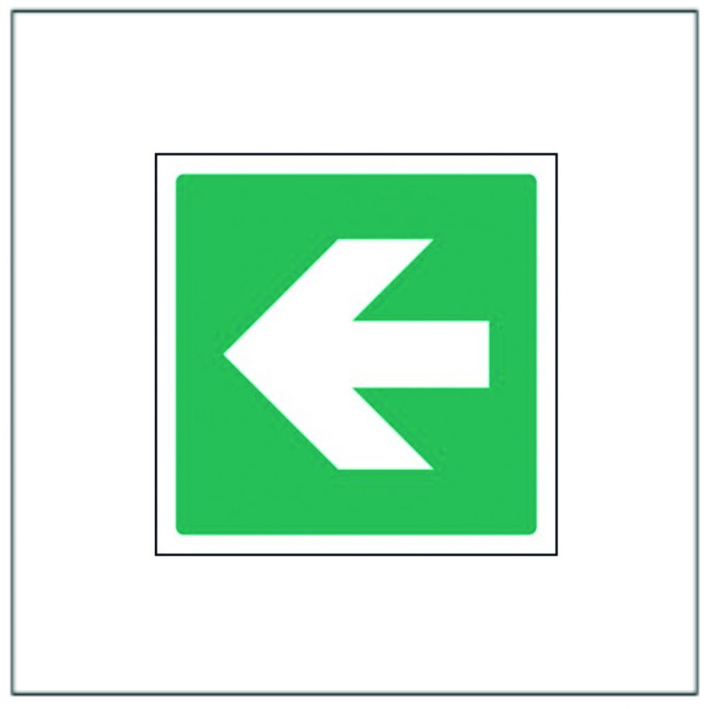 Standard Rigid / Adhesive Signs (Arrow 180 Deg) - Signs Display Shop