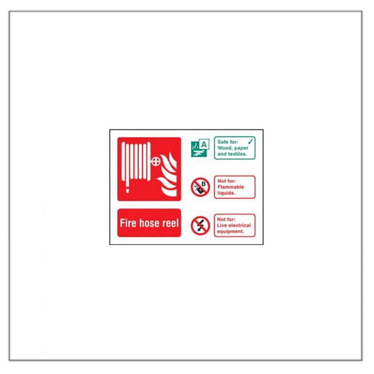 Standard Rigid / Adhesive Sign (Hose Reel Identification) - Signs ...