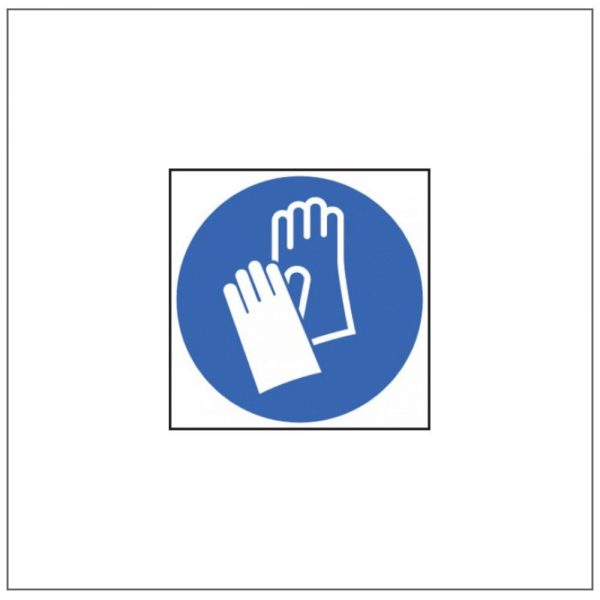 Standard Rigid / Adhesive Signs (Gloves Symbol) - Signs Display Shop