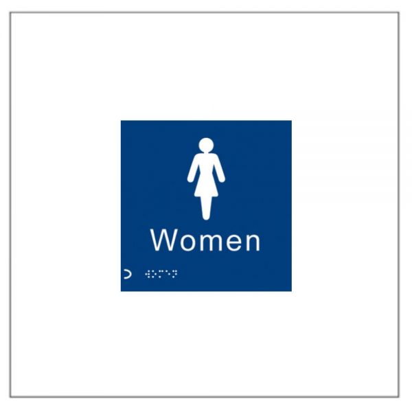 DDA Braille And Tactile Signage (Toilet Female) - Signs Display Shop