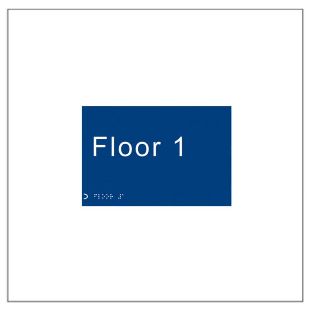 DDA Braille And Tactile Signage (Floor 1) - Signs Display Shop