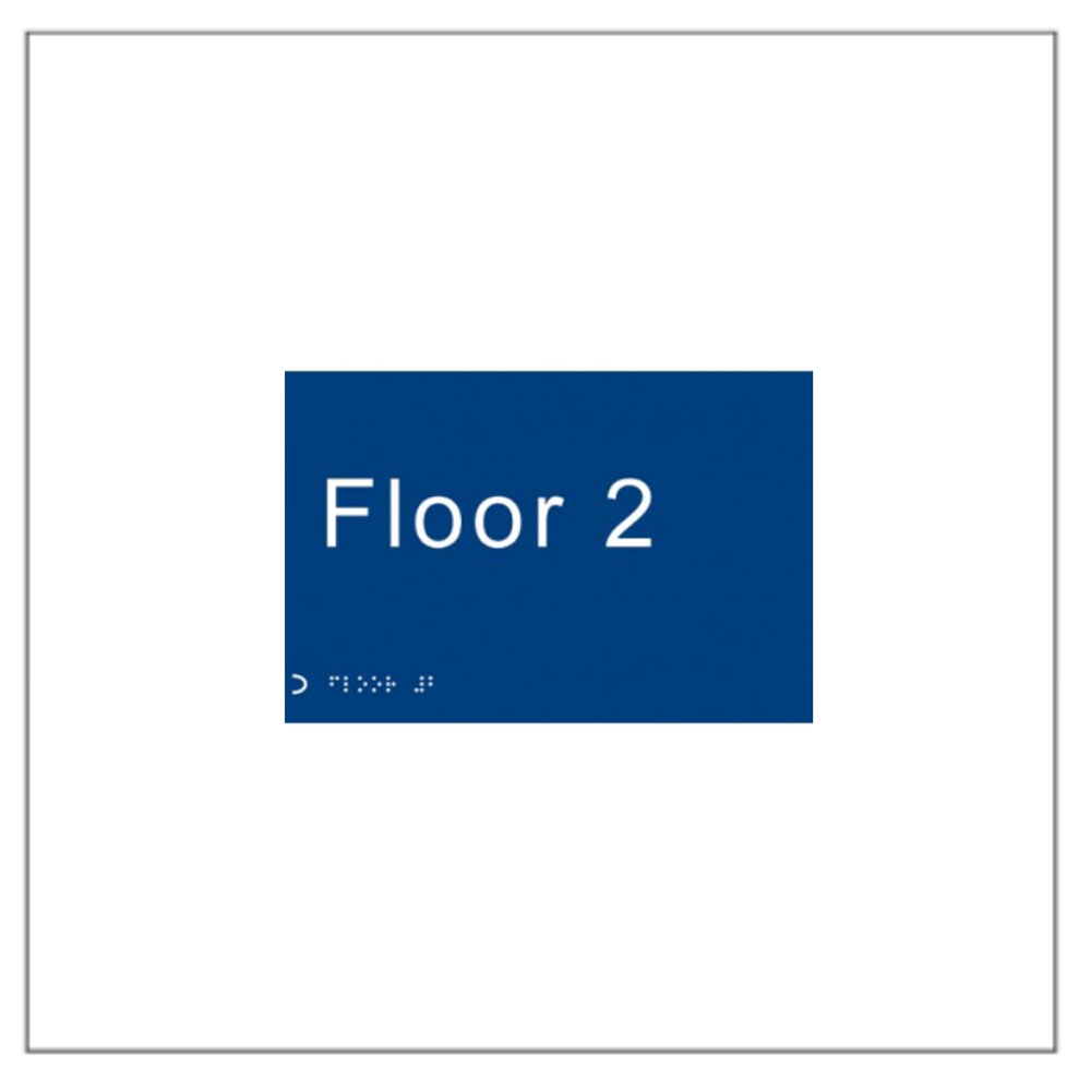 DDA Braille And Tactile Signage (Floor 2) - Signs Display Shop