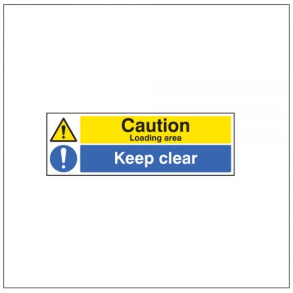 Standard Rigid / Adhesive Signs (Loading Area - Keep Clear) - Signs ...