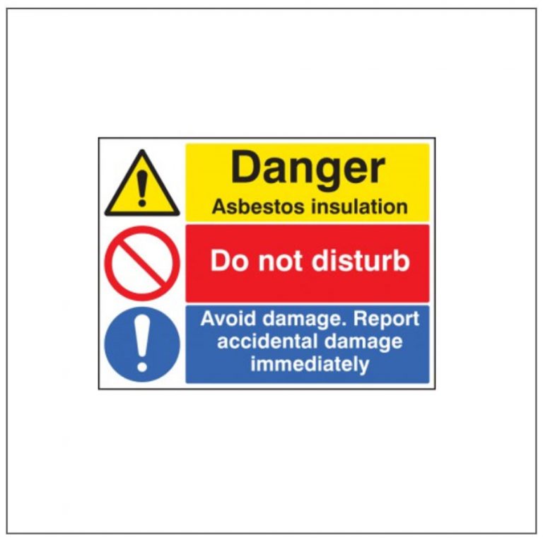 Asbestos - Do Not Disturb - Avoid Damage - Signs Display Shop