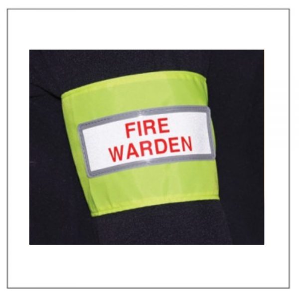 High-Viz Reflective Armband (Fire Warden) - Signs Display Shop