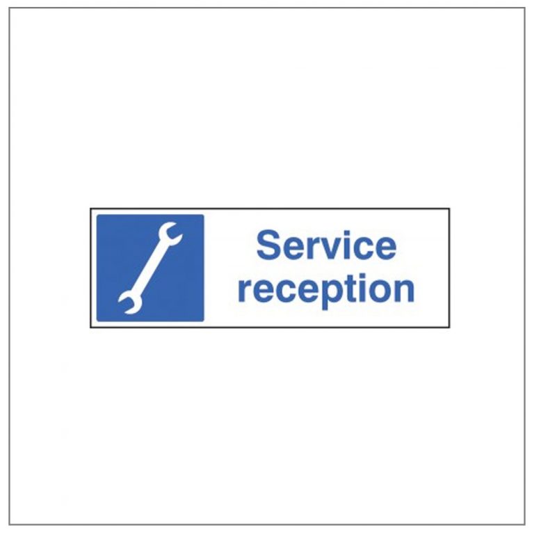 Garage Service Reception Sign - Signs Display Shop