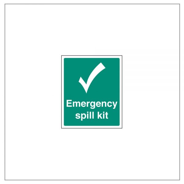 Emergency Spill Kit Sign - Signs Display Shop