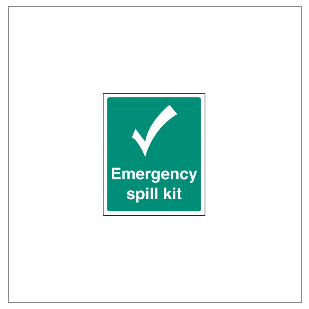 Emergency Spill Kit Sign - Signs Display Shop
