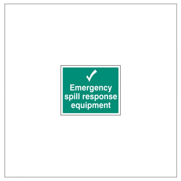 Spill Kit Response Sign - Signs Display Shop