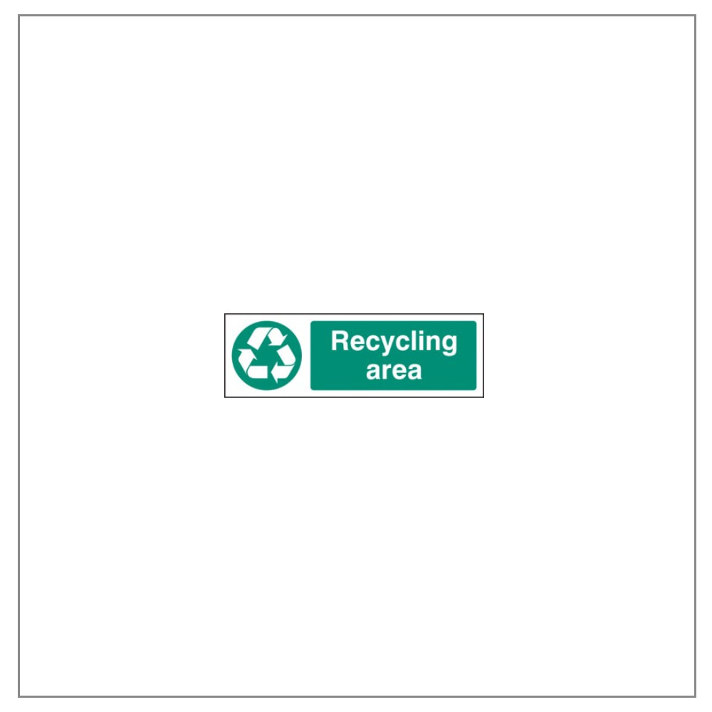Recycle Sign (Recycling Area) - Signs Display Shop