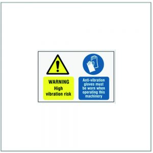 Wear Anti Vibration Gloves (High Vibration Risk) - Signs Display Shop