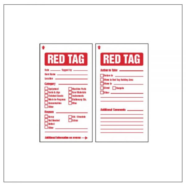 QC Tag - 6s Red Tag - Signs Display Shop