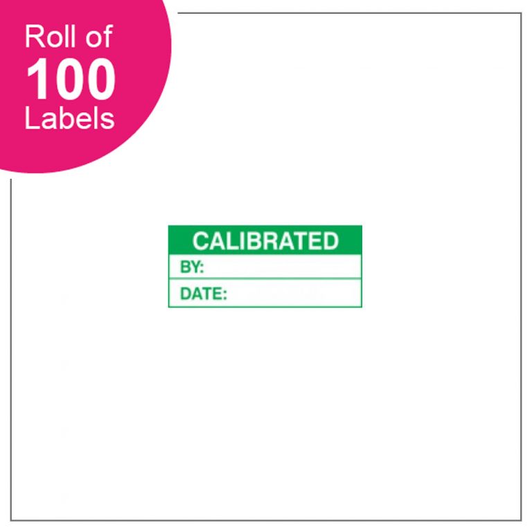 QC Labels - Calibrated - Signs Display Shop
