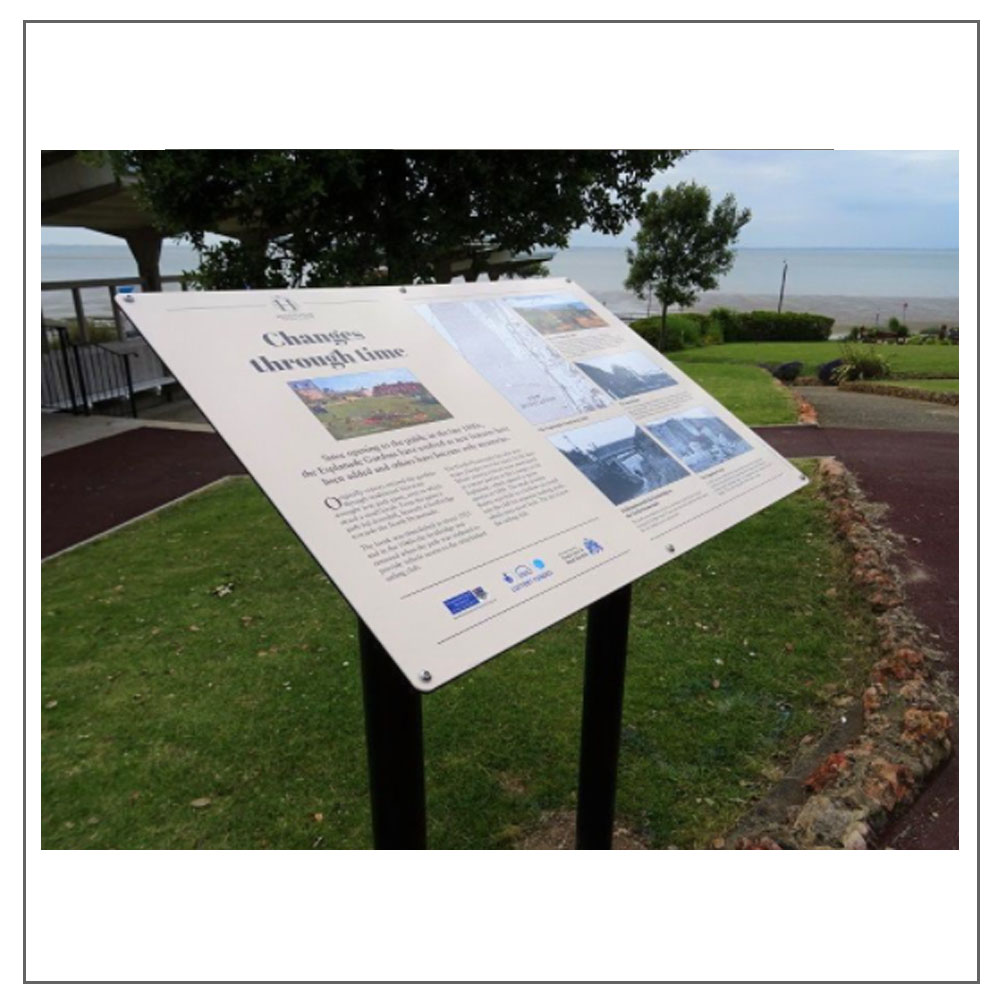 Printed Information Ground Plaque Lectern - Signs Display Shop