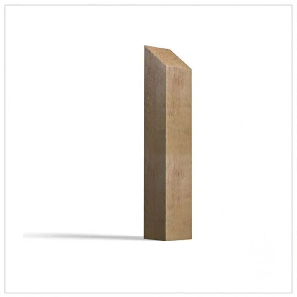 Sloped Top Timber Bollard - Signs Display Shop